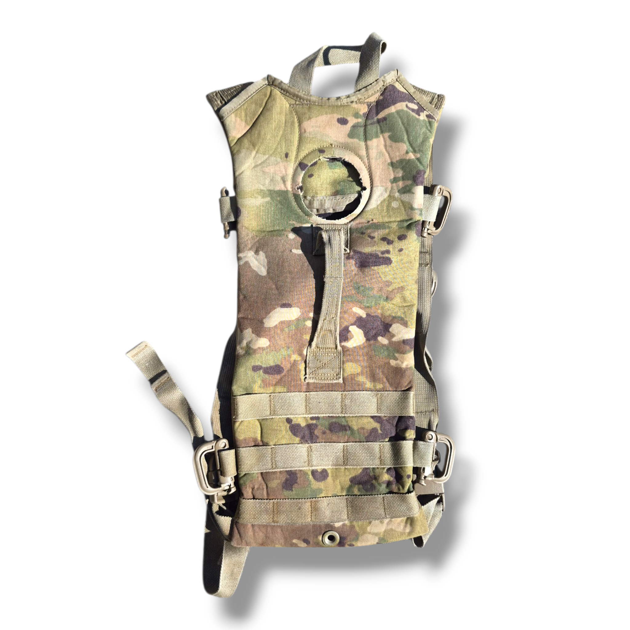 MOLLE II Hydration System Carrier Used - OCP/Multicam-No bladder