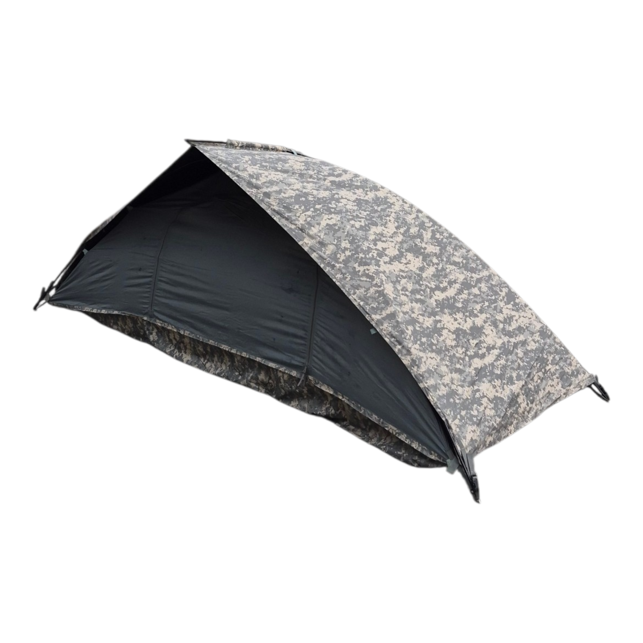 SHELTER,ICS IMPROVED COMBAT SHELTER. ACU Single Person Tent issued/ US